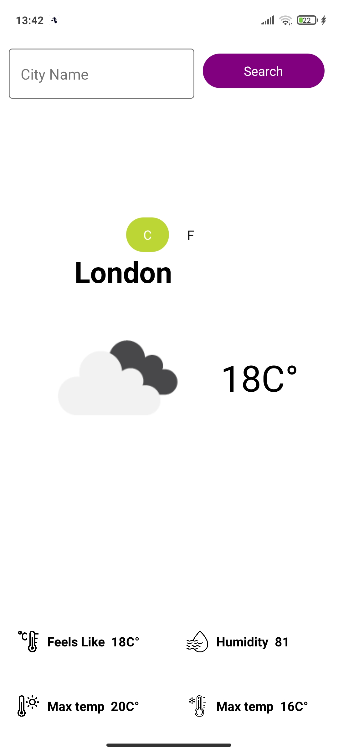 GitHub - YigitMemceroktay/React-Native-Weather-App