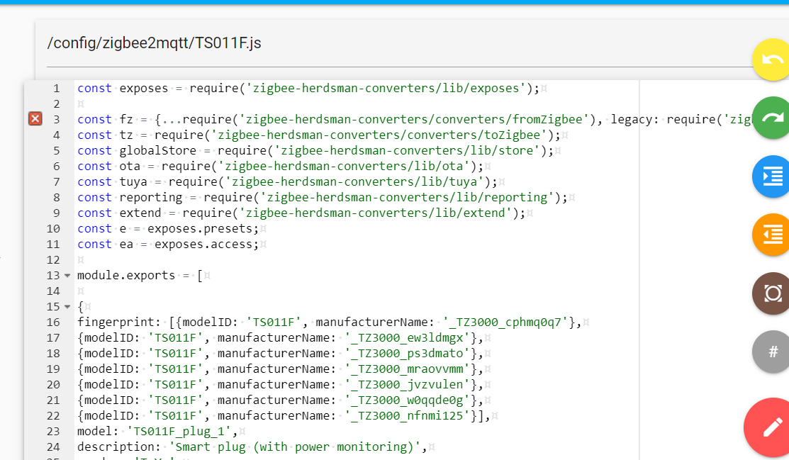 Zigbee model 'TS011F' and manufacturer name '_TZ3000_rdtixbnu not ...