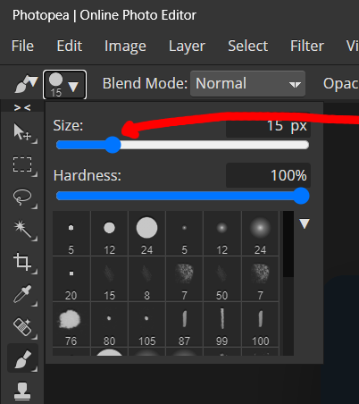 brush angle · Issue #3108 · photopea/photopea · GitHub