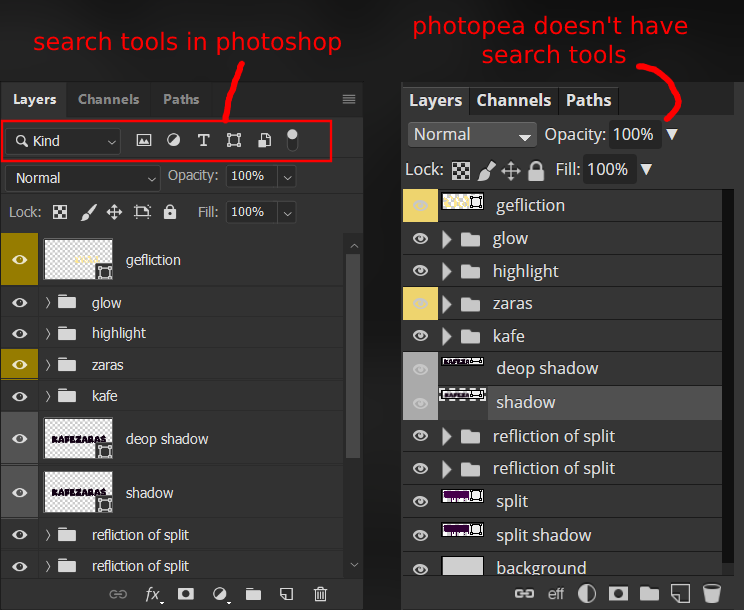 I lost between hundreds of layers · Issue #3604 · photopea/photopea ...