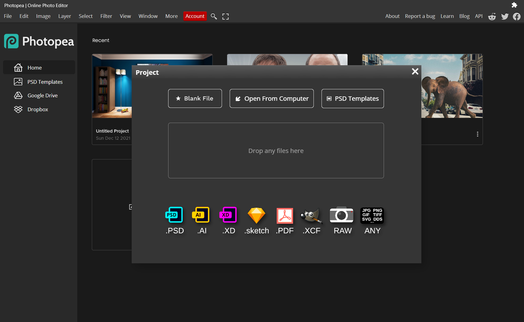 introduction screen · Issue #4104 · photopea/photopea · GitHub