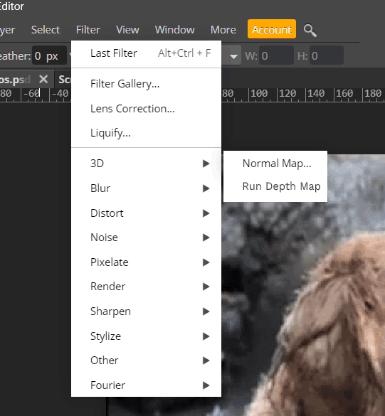depth map for FB post · Issue #2605 · photopea/photopea · GitHub
