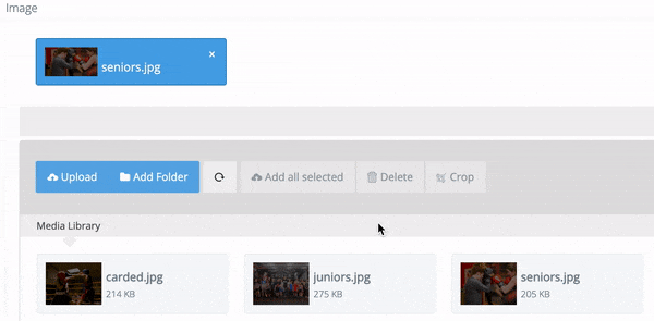 Selecting Image using Image Picker does not update thumbnail until clicking another image ...