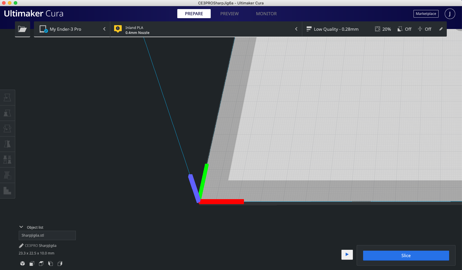 Can't click objects in 3D scene after moving Cura to a secondary ...