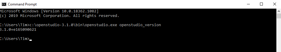 CLI error using Windows Command Prompt · Issue #4132 · NREL/OpenStudio · GitHub