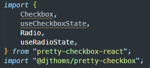 Doesn't work in next.js typescript · Issue #725 · atomicpages/pretty-checkbox-react · GitHub