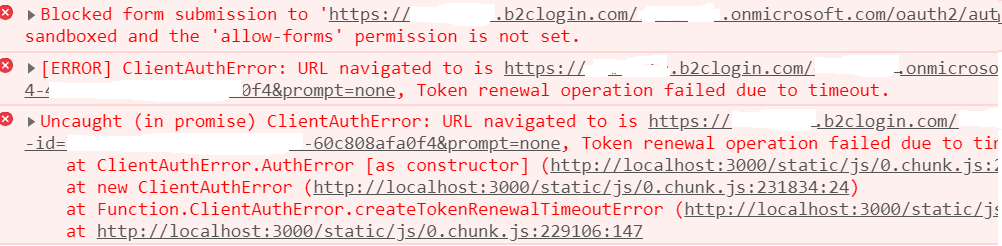Token Renewal Operation Failed Due To Timeout · Issue 149 · Syncweek React Aadreact Aad