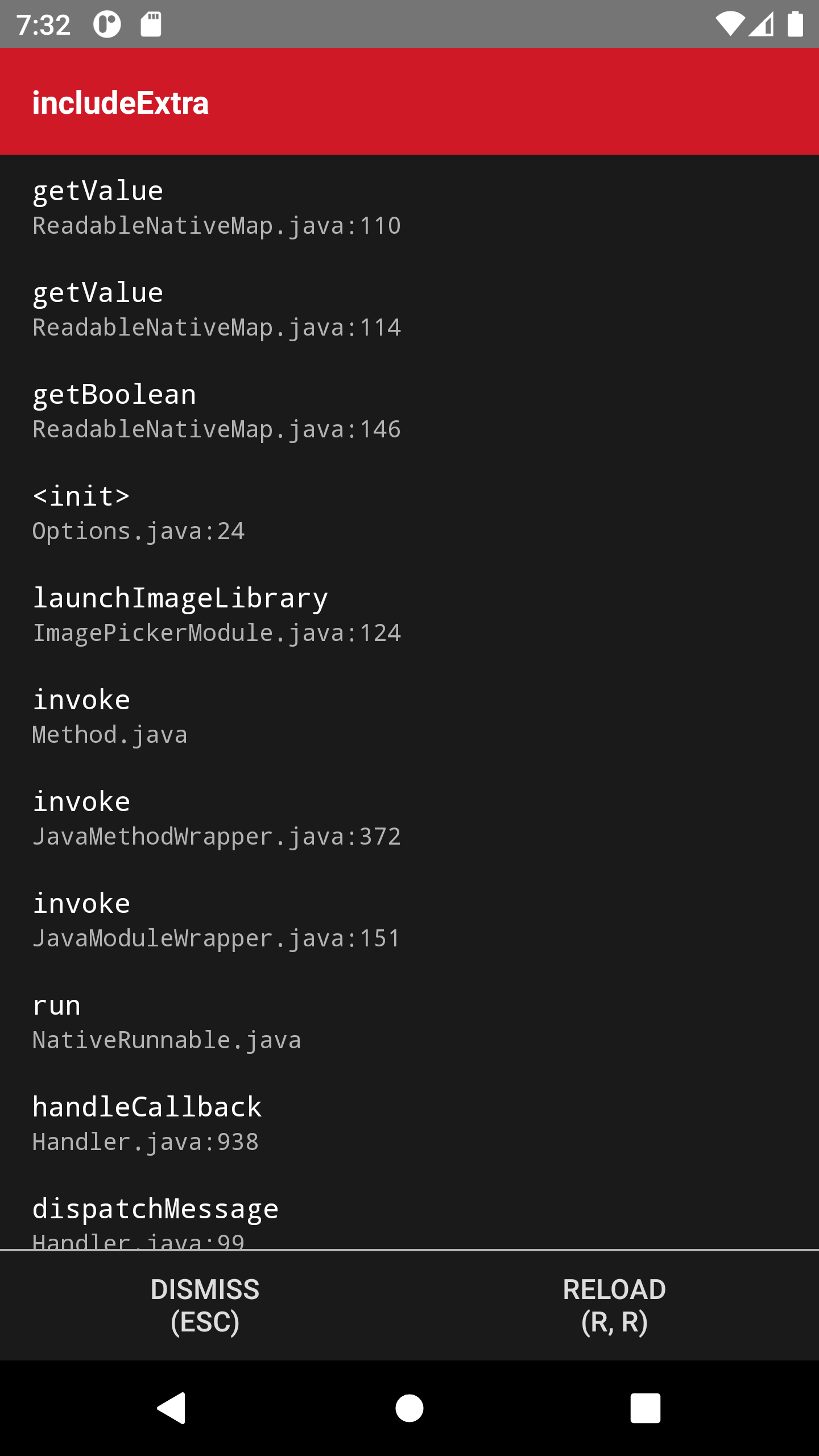 [🐛] when trying to launchImageLibrary return includeExtra exception · Issue #1878 · react-native ...