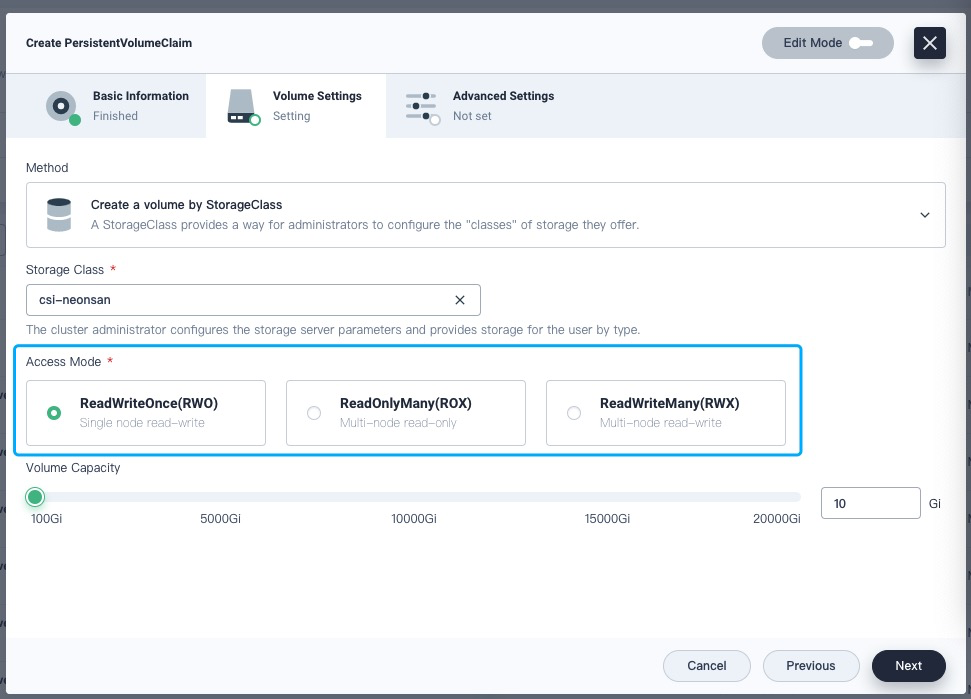 ks-console: change pvc access modes to list · Issue #4089 · kubesphere/kubesphere · GitHub