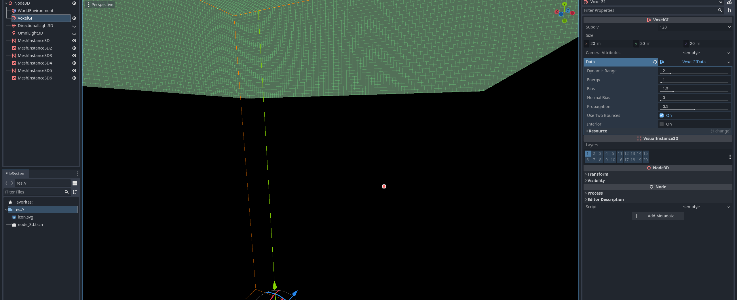 VoxelGI doesn't take shadows into account · Issue #83585 · godotengine/godot · GitHub