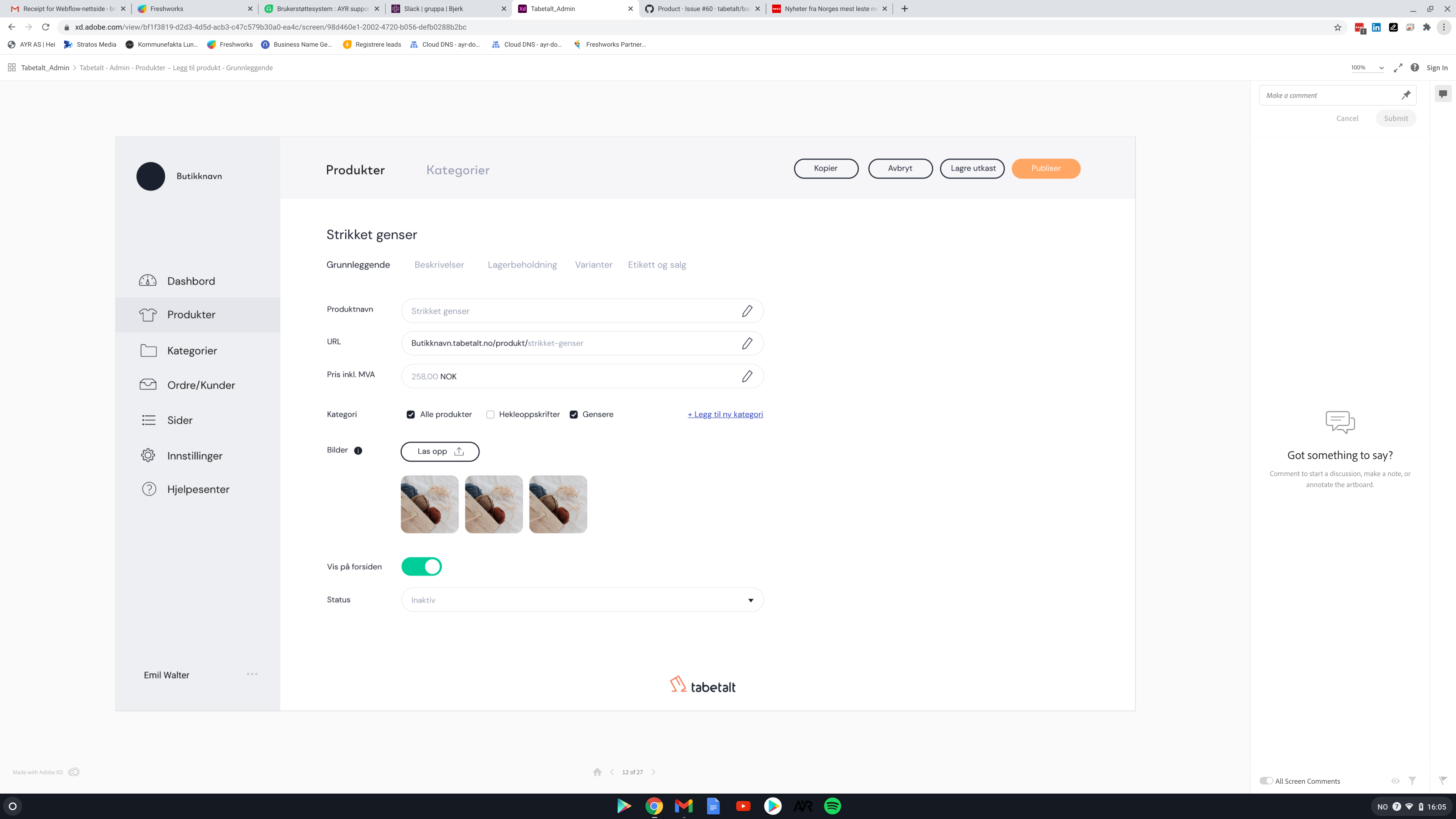 Product · Issue #60 · tabetalt/backoffice · GitHub