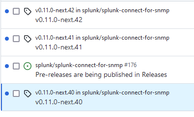Pre-releases are being published in Releases · Issue #176 · splunk ...