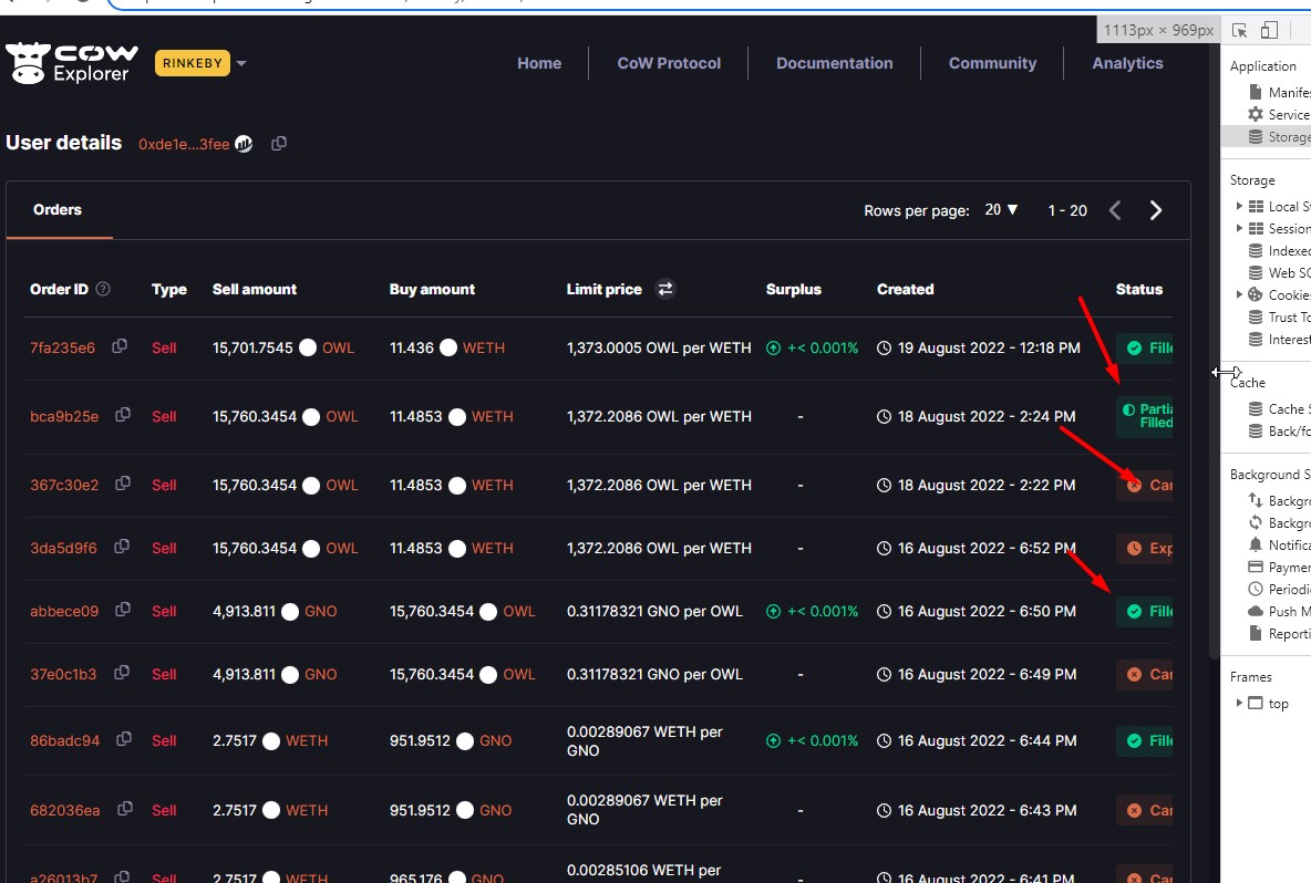 User details: UI issues when screen width > 1020 px · Issue #3727 · cowprotocol/cowswap · GitHub