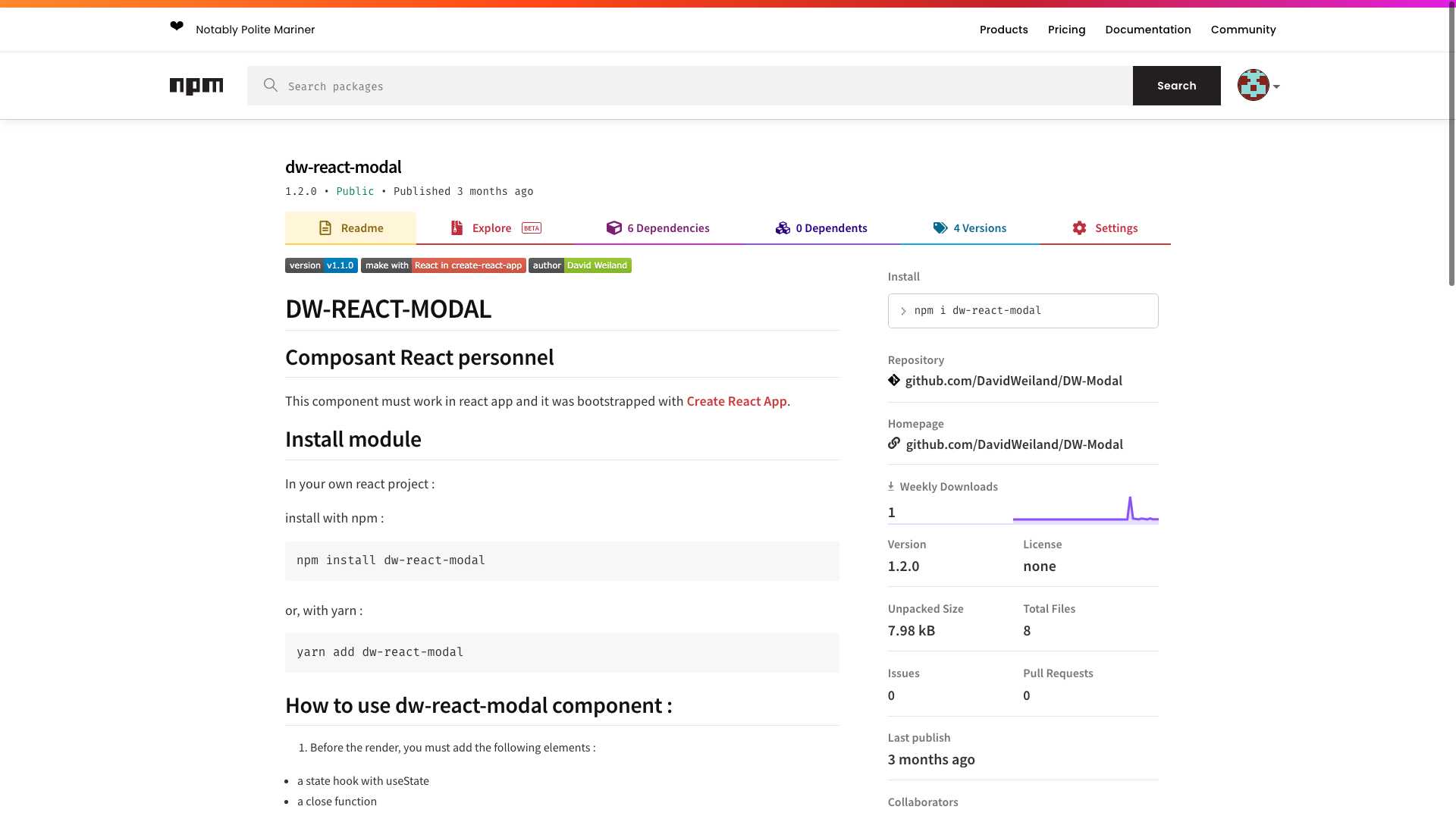 GitHub - DavidWeiland/20211115_DW-Modal: OpenClassrooms P14 - personal ...