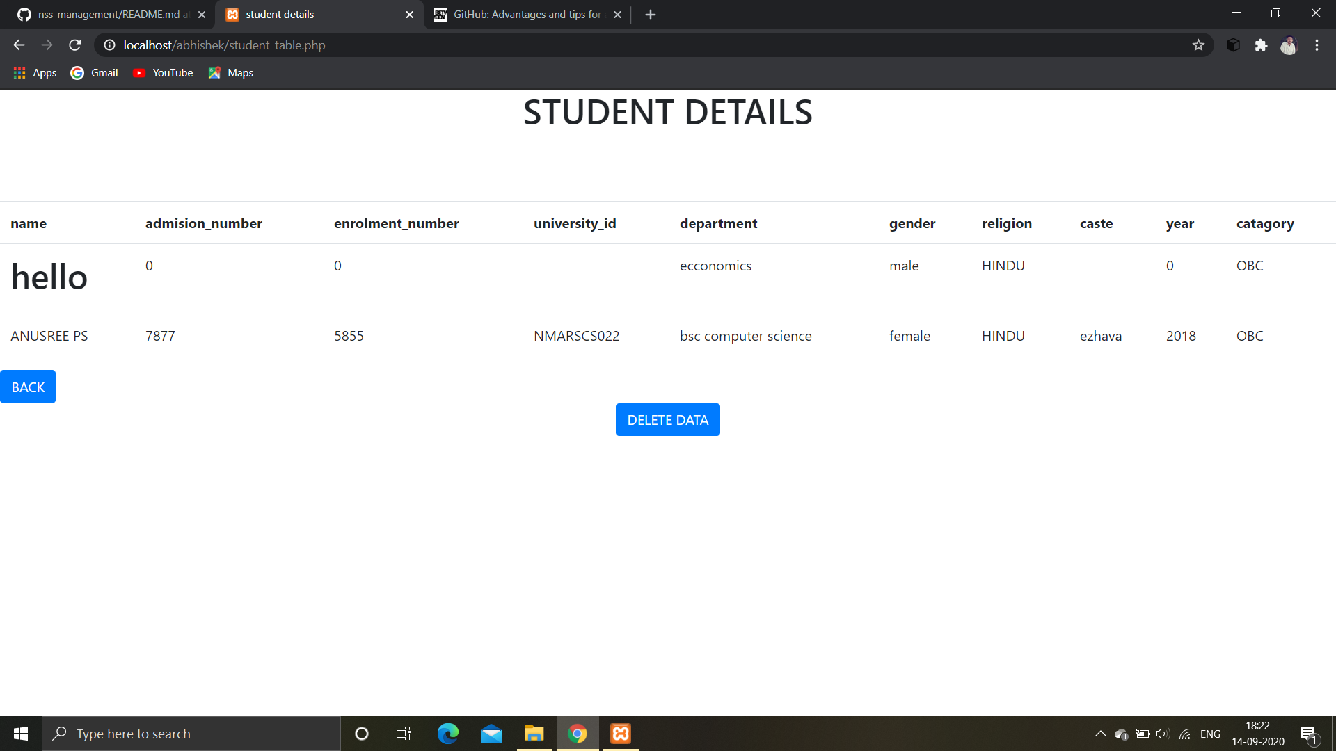 GitHub - abhishek-p-s/nss-management: An Introductory NSS Management ...