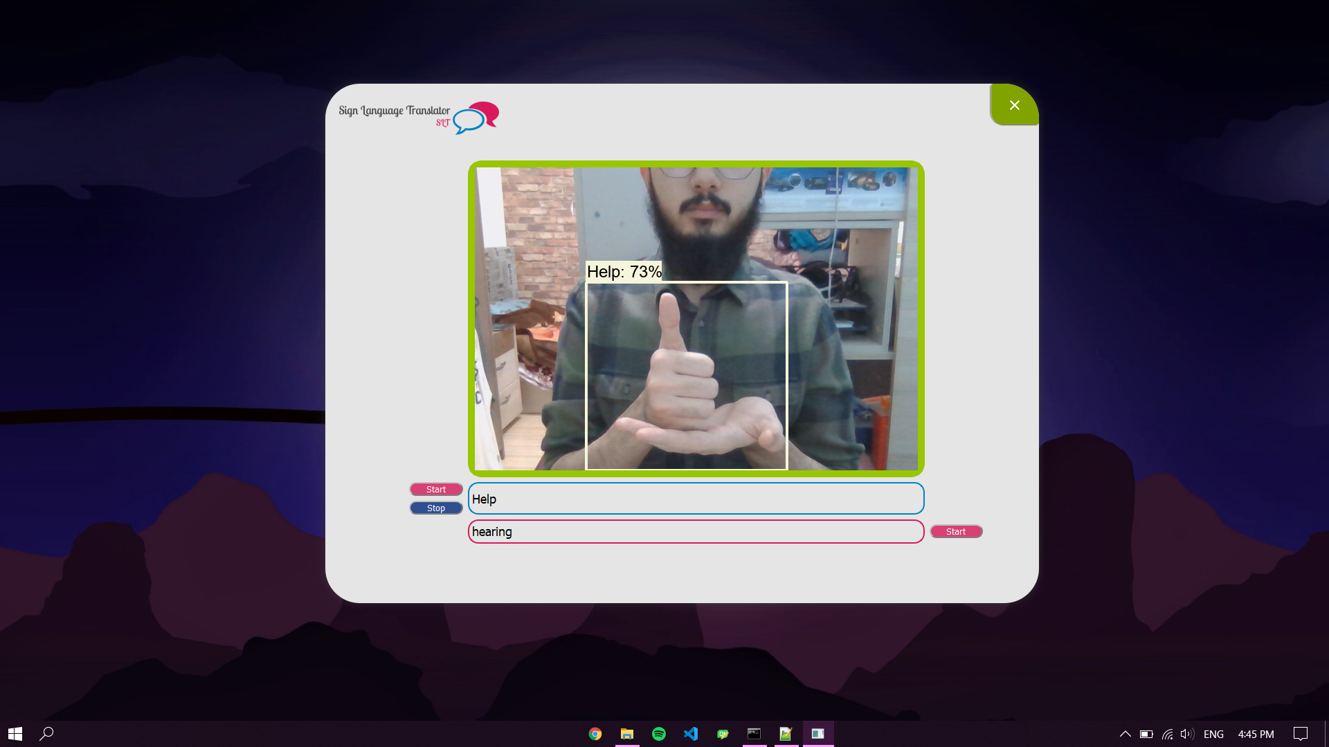 GitHub - HaithamAmireh/Sign_Language_Translator: A program that will ...