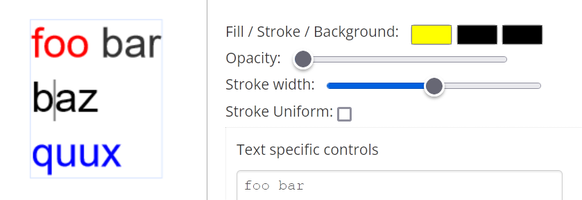 Change behaviour of setSelection style when there is no selection. · Issue #3541 · fabricjs ...