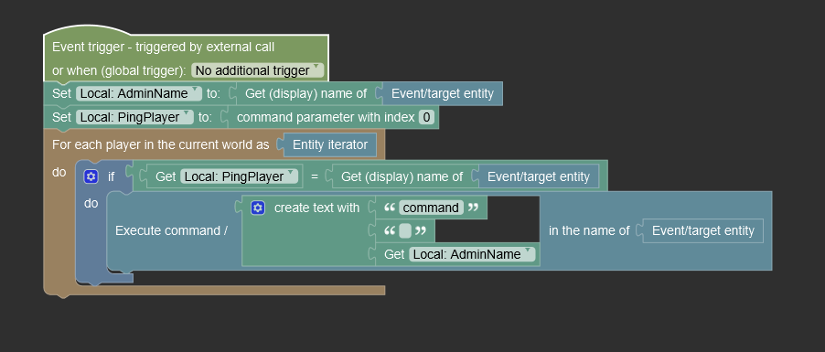Unable to use player online data and unable to copy Entity iterator · Issue #757 · MCreator ...