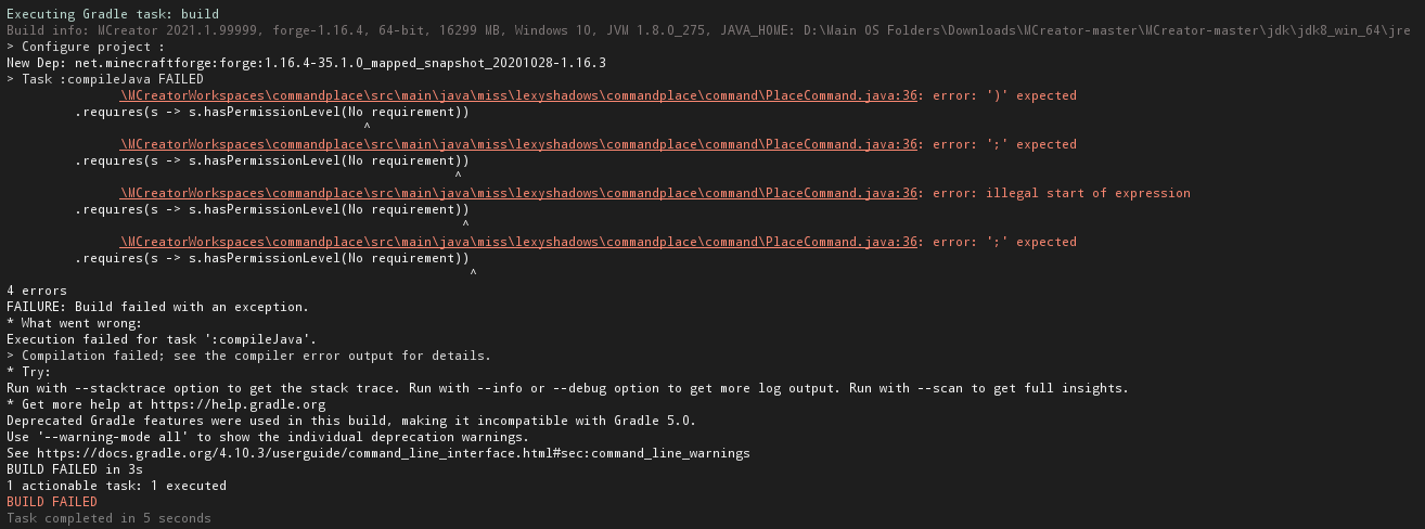 Permissions for commands stopped working · Issue #1022 · MCreator/MCreator · GitHub