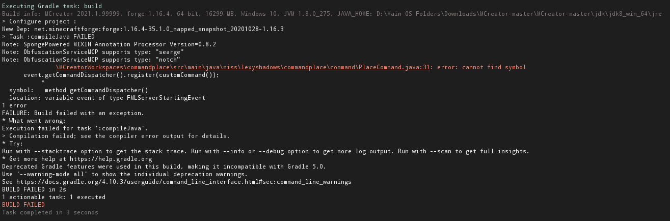 Permissions for commands stopped working · Issue #1022 · MCreator/MCreator · GitHub