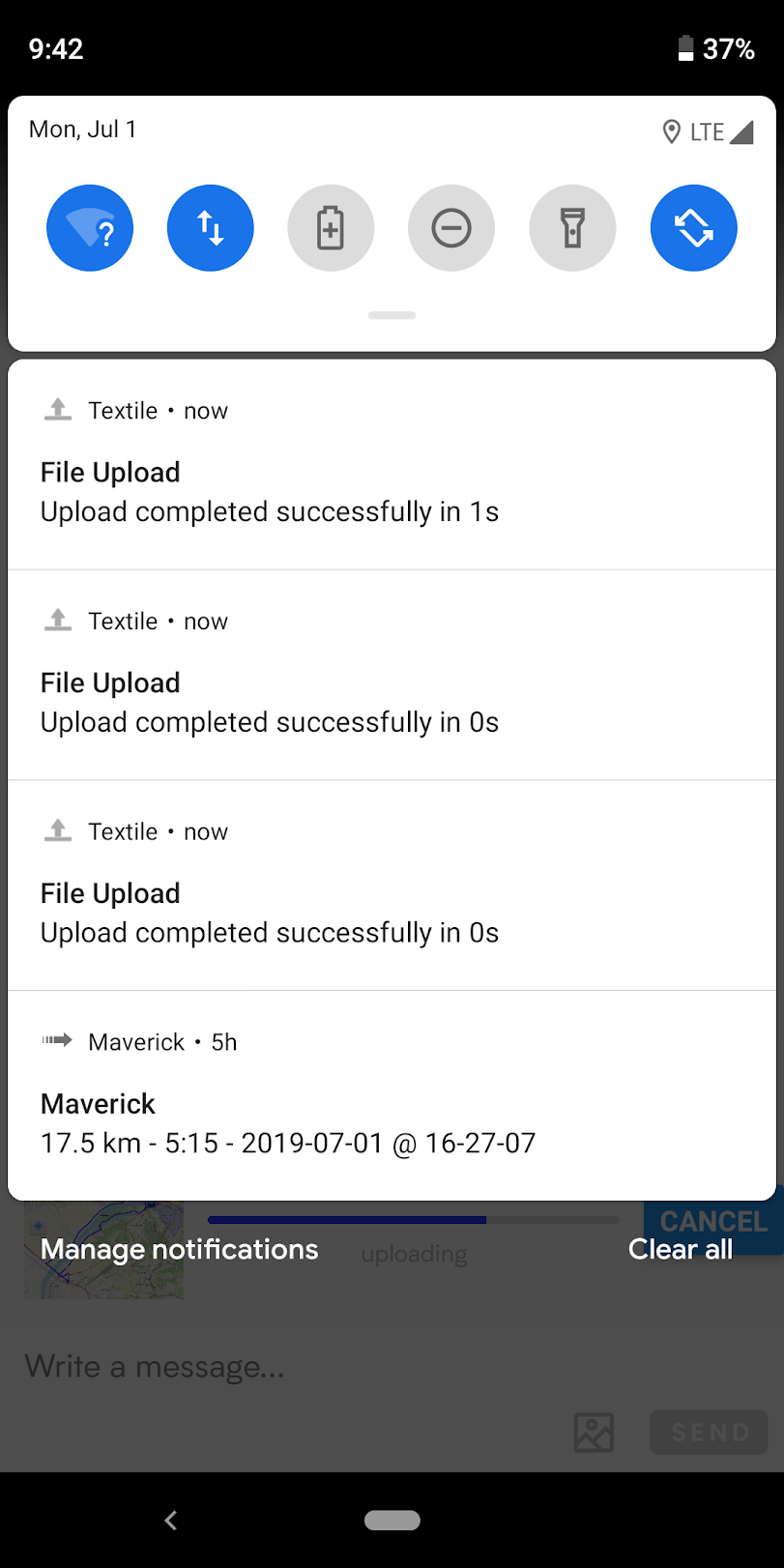 Getting triple notifications when uploading photos on Android · Issue ...