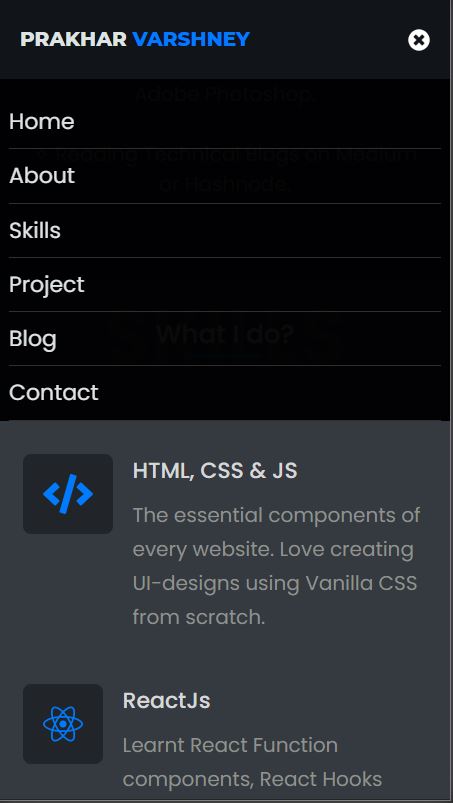 GitHub - PrakharV10/Portfolio-Version-2: Portfolio website (Old)