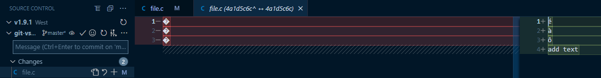 Line staging loose encoding · Issue #149635 · microsoft/vscode · GitHub