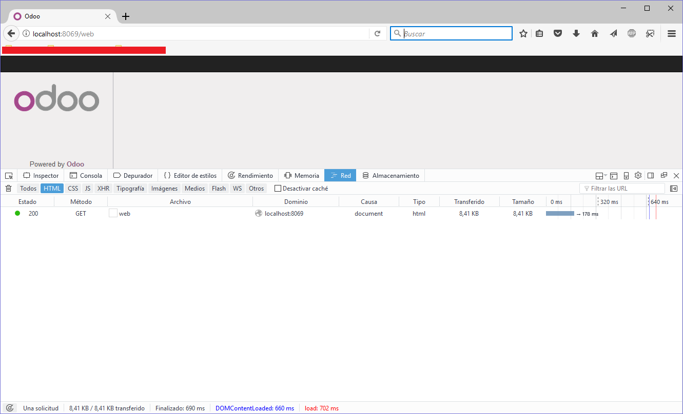 Blank odoo page after login · Issue #19627 · odoo/odoo · GitHub