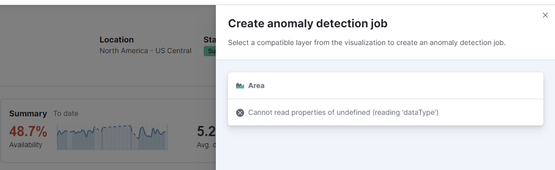 [Synthetics] Create anomaly detection job fails from embedded charts · Issue #152384 · elastic ...