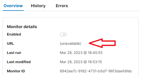 [Synthetics] Monitor details - URL field in monitor details card looks ...