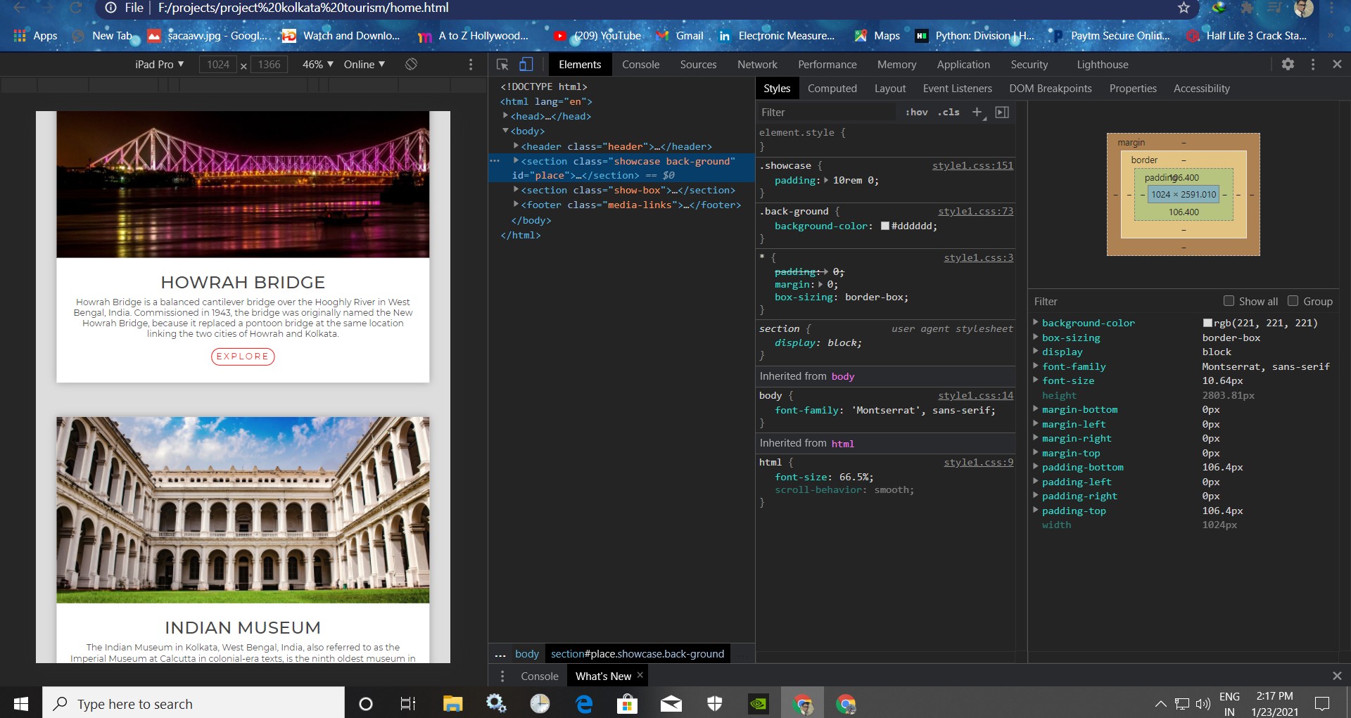 GitHub - ShuvranilMondal/Kolkata-Tourism: Fully responsive travel ...