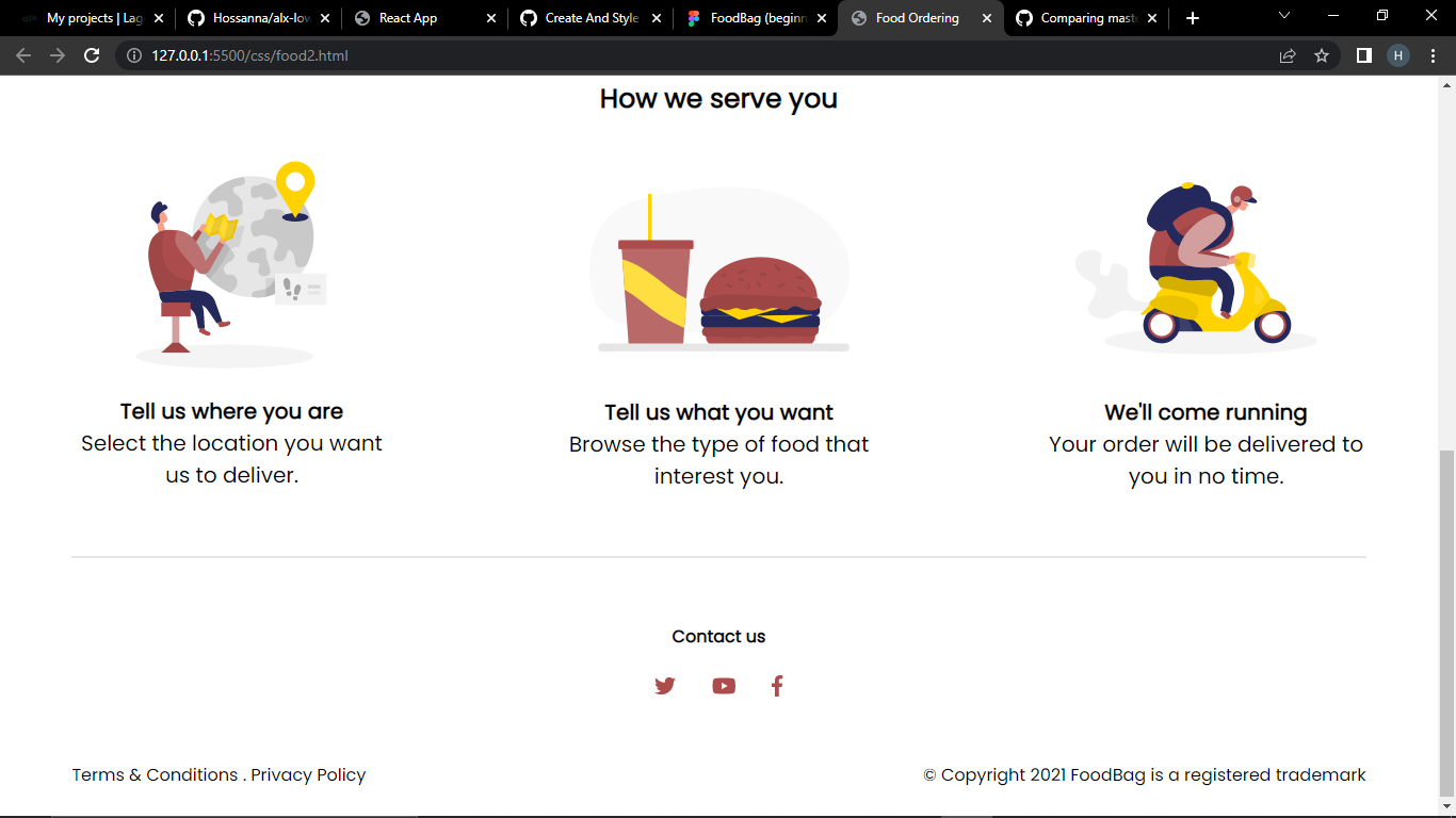 [NDFFET-162] Create & Style the Landing Page for a Food Orderin by Hossanna · Pull Request #2322 ...