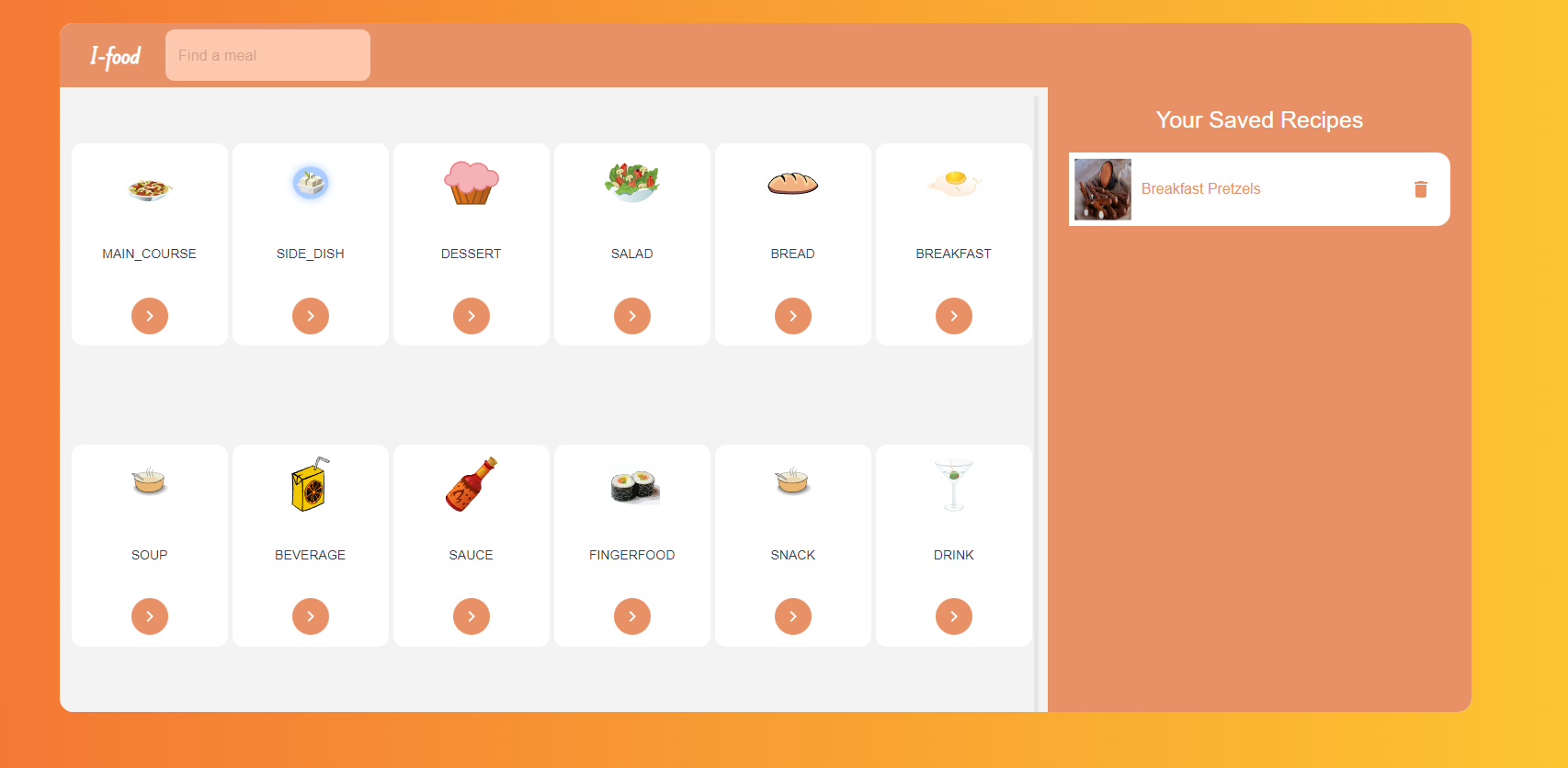 GitHub - Klaudiusz16/IFood: App about food that allows you to search recipes.