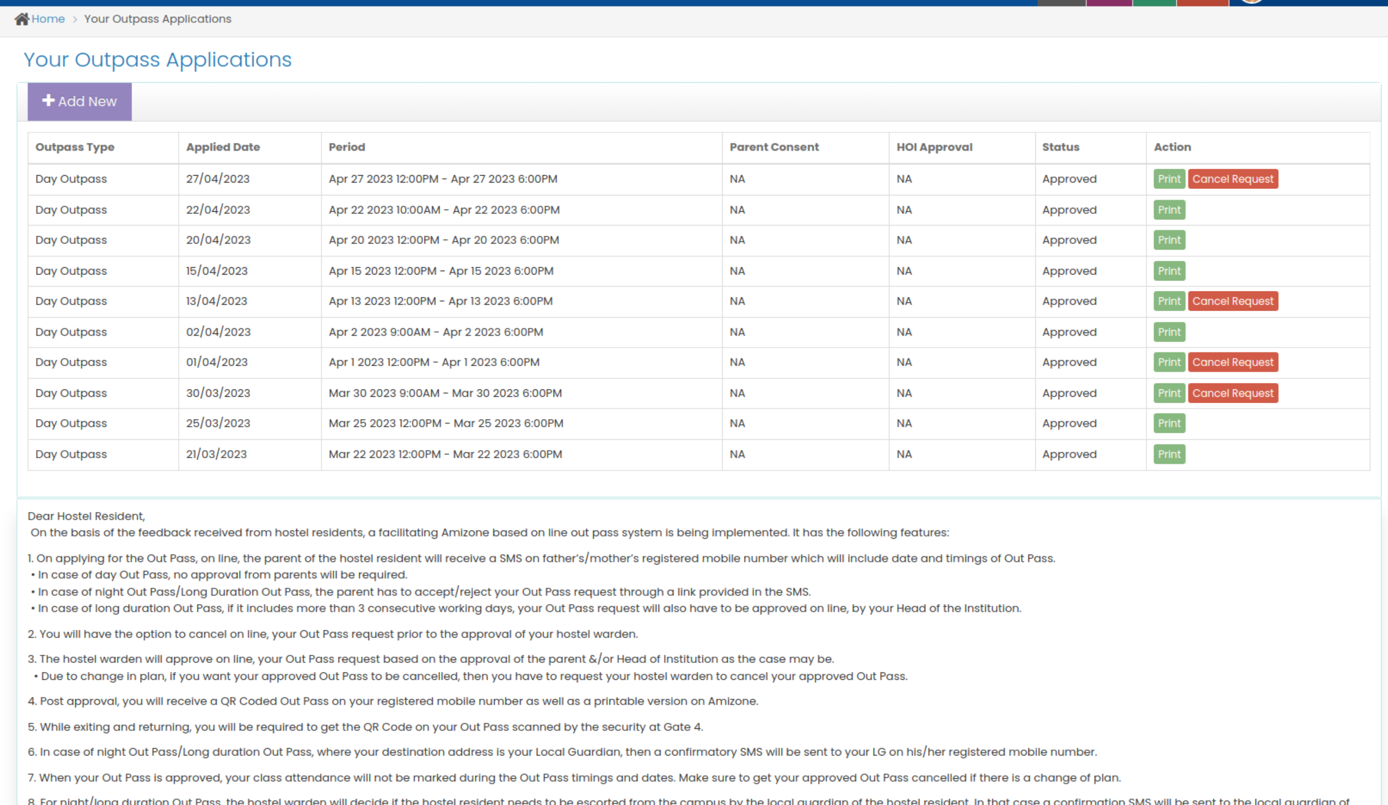 go-amizone: Add support for Outpass · Issue #35 · go-amizone/go-amizone ...