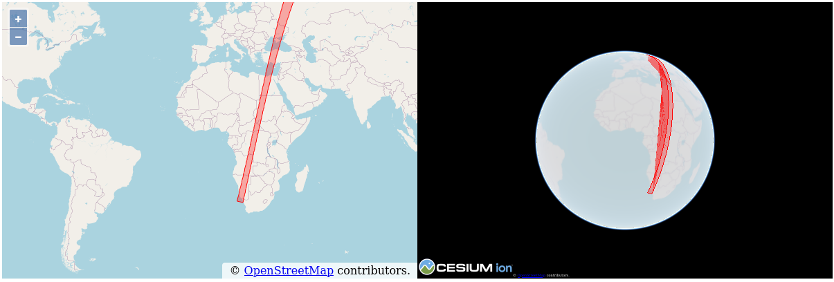Strange shadow/projection seen drawing polygons in WKT format in the 3D ...