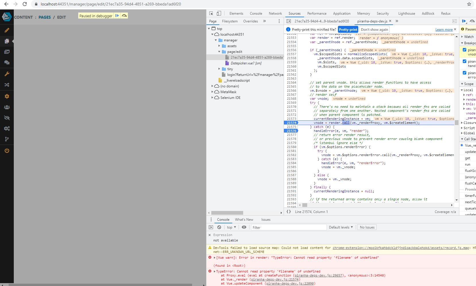 Adding Piranha to an existing MVC project · Issue #1662 · PiranhaCMS ...