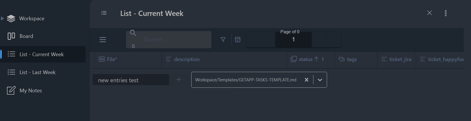 [Bug]: Destination folder for New entries not working, all entries are created in the root ...