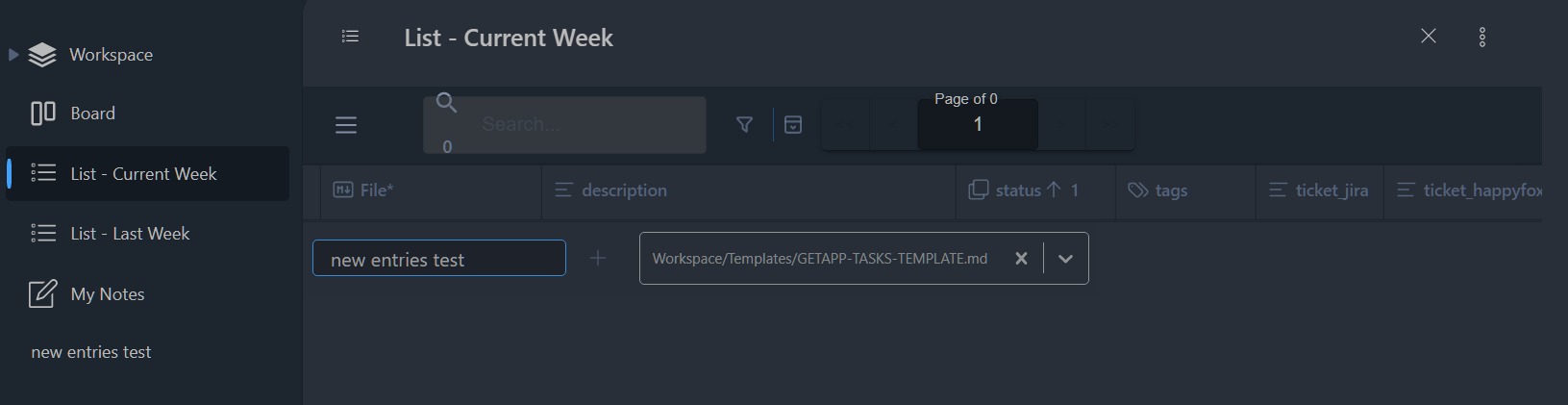 [Bug]: Destination folder for New entries not working, all entries are created in the root ...