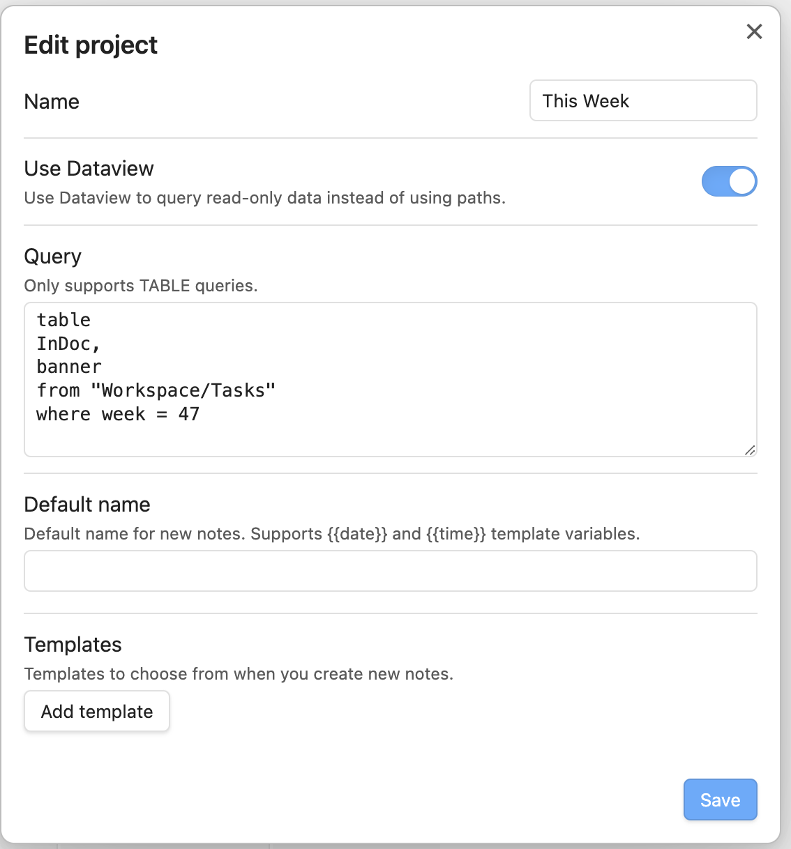 Support of Obsidian-Projects · Issue #574 · RafaelGB/obsidian-db-folder · GitHub