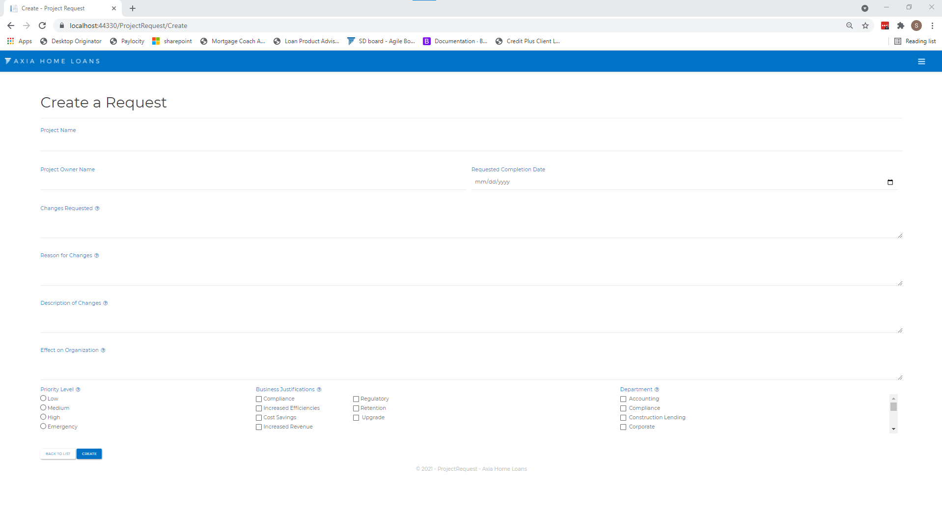 GitHub - stevenlai1688/Project-Request-Form: ASP.NET core MVC website ...