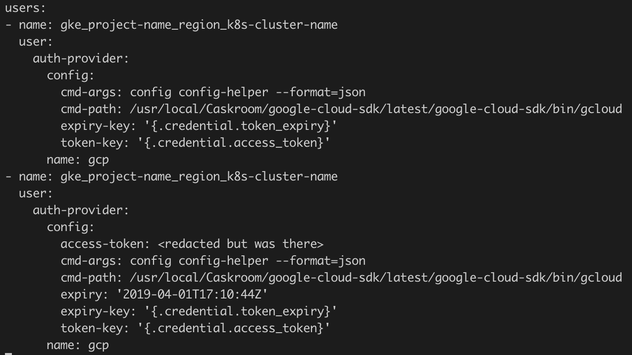 Gcp Nullpointerexception When Trying To Read ~kubeconfig File On 9805