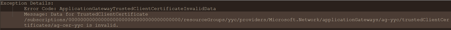 Application Gateway Mutual Authentication Support · Issue 16144 · Azure Azure Cli · Github
