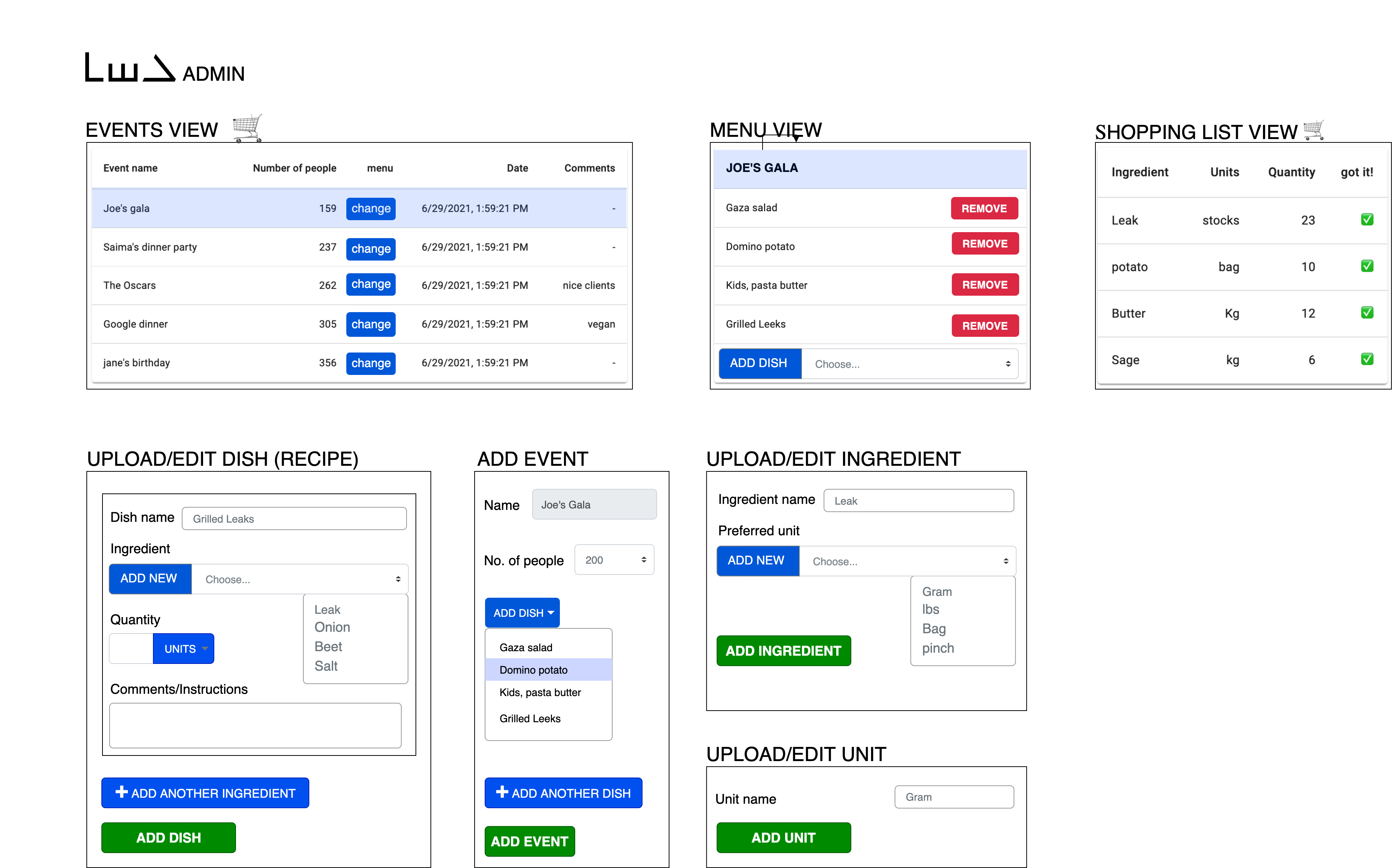 Github Ronerlih Lev Admin Administration Dashboards For Events And