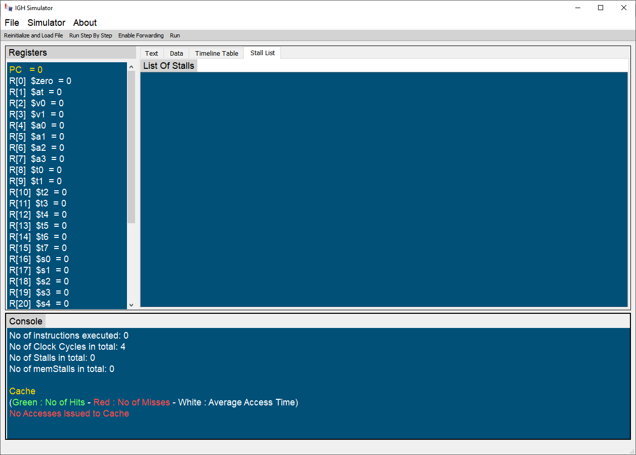 GitHub - HarishPradyot/IGH-MIPS-SIMULATOR: A simulator, developed using the QT Creator ...