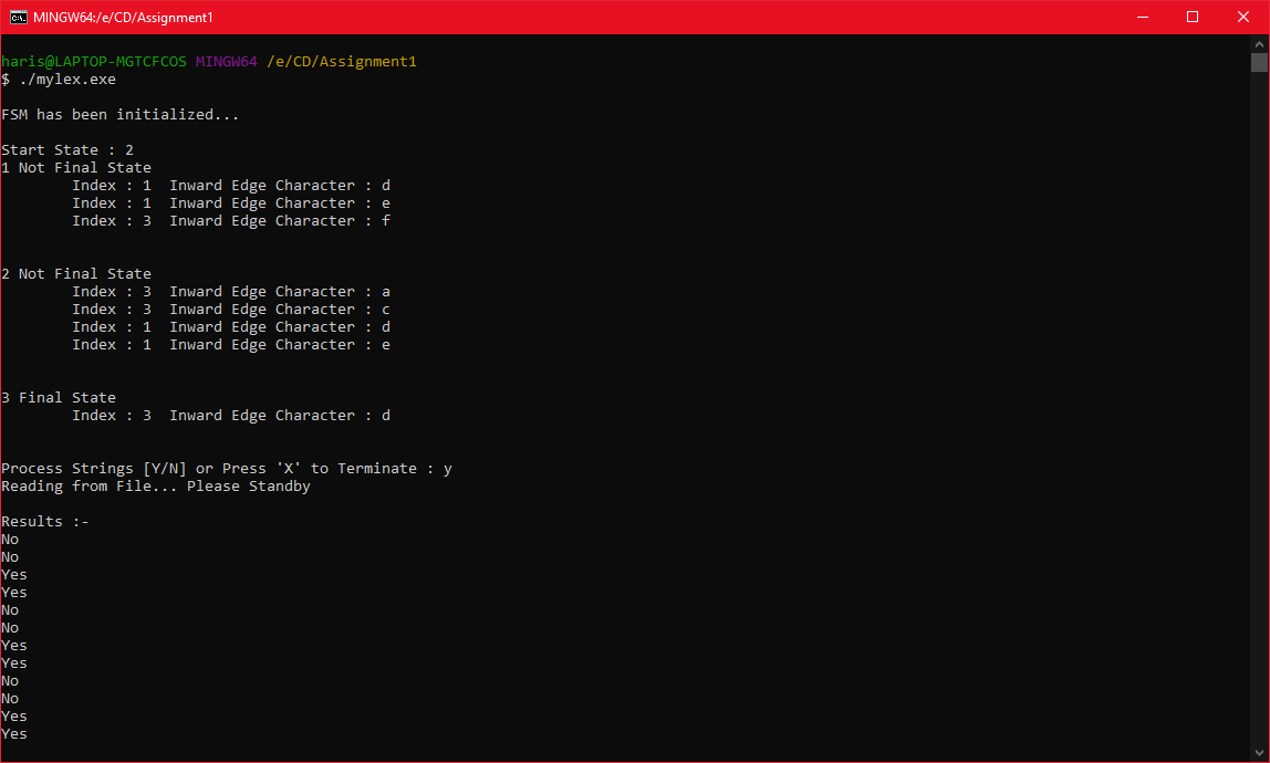 Github Compiler Designlexical Analyzer Dfa A Generic Table Driven 5498