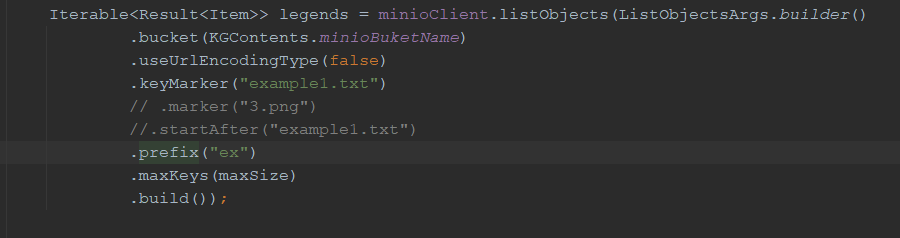 How is paging achieved? · Issue #1057 · minio/minio-java · GitHub