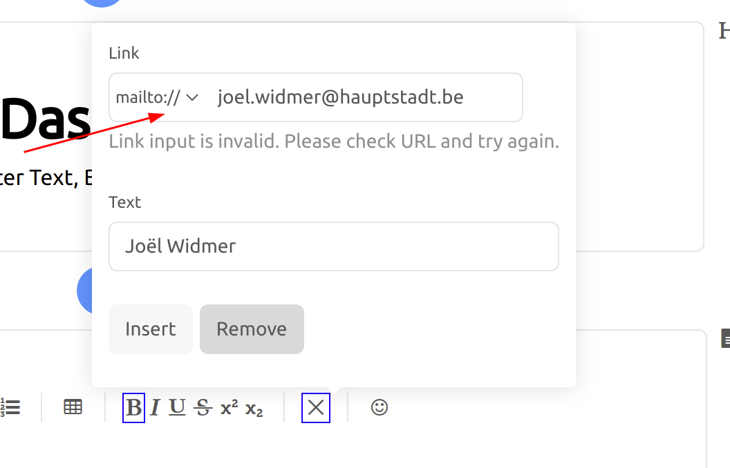 Wrong Mailto Syntax In Editor · Issue 527 · Wepublishwepublish · Github 
