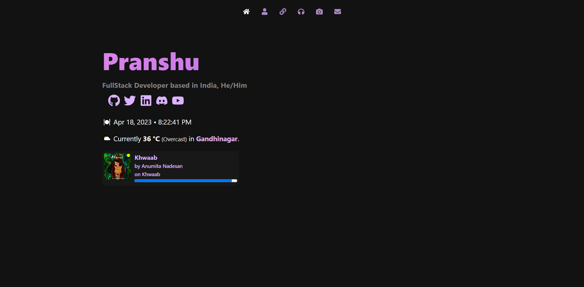 GitHub - pranshu05/pranshu05.vercel.app: My new portfolio website :)