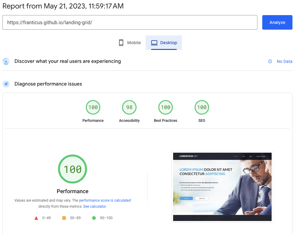 GitHub - franticus/landing-grid: landing-grid markup example