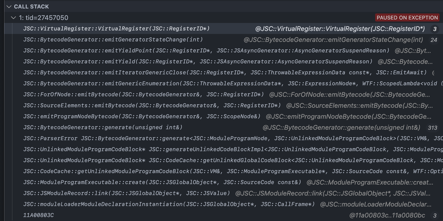 Segfault When Using Basic Asynciterator · Issue 605 · Oven Shbun · Github